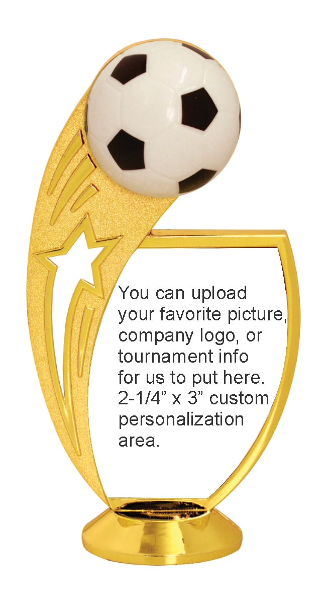 Custom Graphic 4-Column Soccer Trophy – Tivoli Graphics